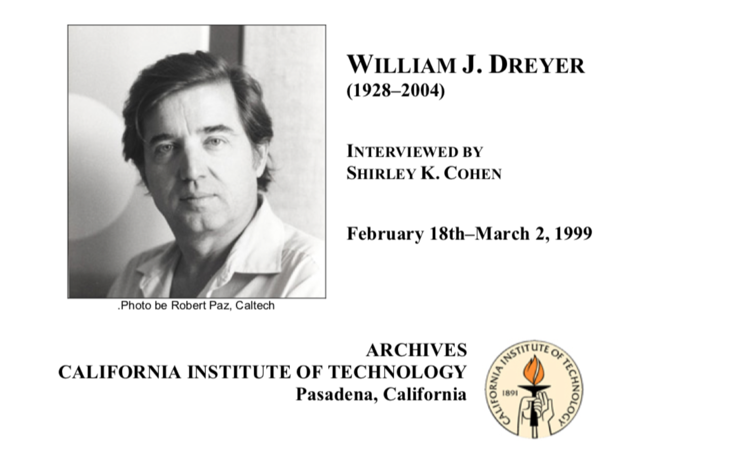 William Dreyer – Susanna Cederquist